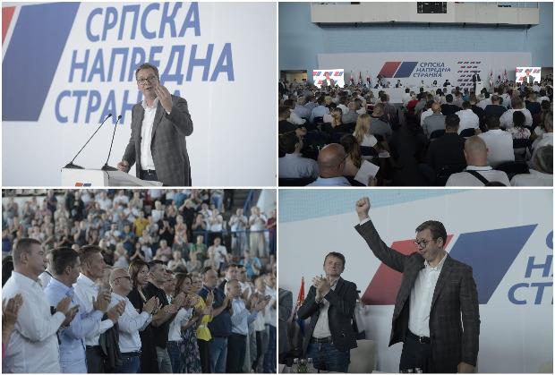 KURIR TV DANAS SEDNICA GLAVNOG ODBORA SNS U ZEMUNU Vučić: Na listi ćemo imati nove i mlade ljude ...