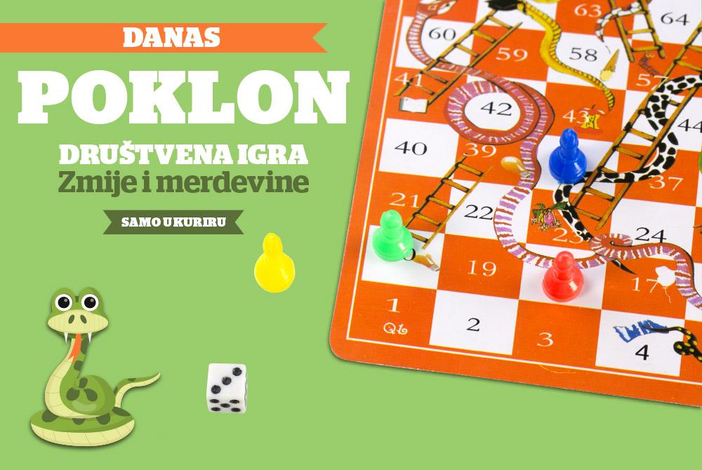 DANAS POKLON U KURIRU: Svaki čitalac dobija društvenu igru ZMIJE I ...