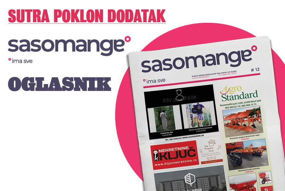 KURIR POKLANJA MALE OGLASE NA 16 STRANA: Sutra ćete uz dnevne novine ...