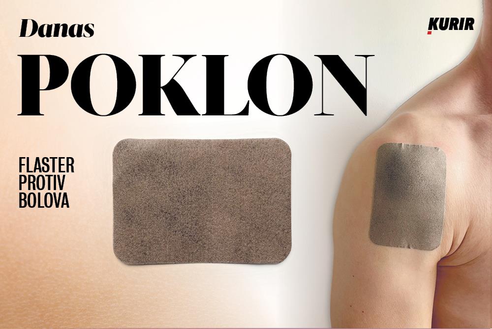 KURIR DANAS POKLANJA FLASTER PROTIV BOLOVA: Samo odlepite zaštitni sloj ...