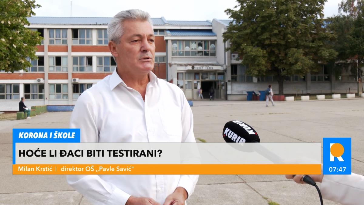 U OŠ "PAVLE SAVIĆ" POZITIVNO 14 UČENIKA: Direktor škole ispričao kakve ...
