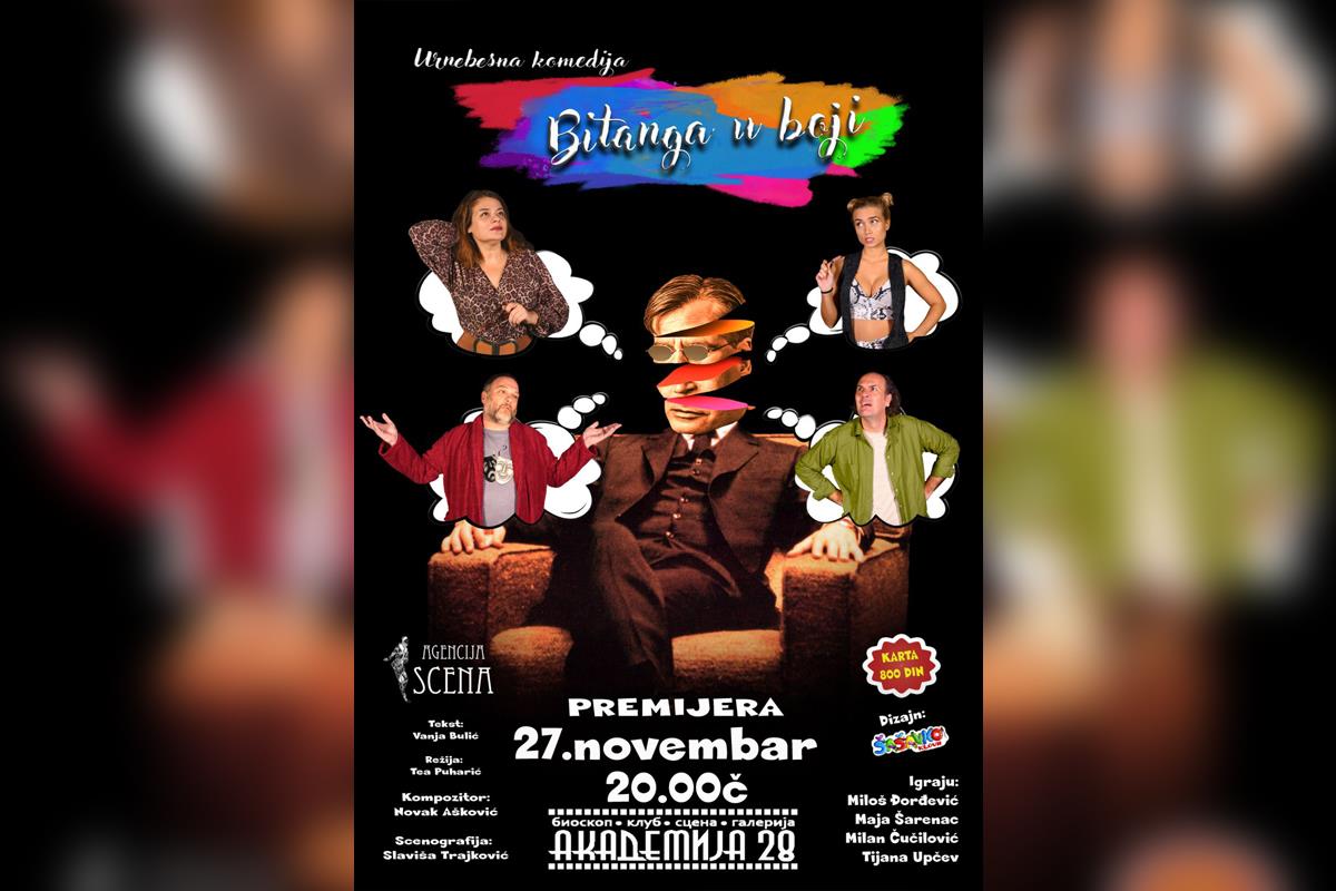 VANJINA BITANGA U BOJI: Premijera nove predstave Vanje Bulića u ...