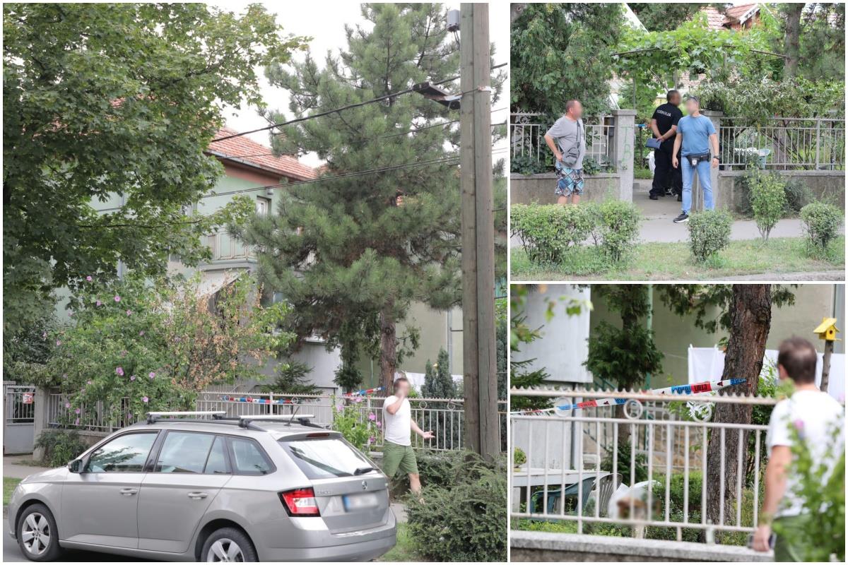 PRVI SNIMAK SA MESTA KRVAVOG PIRA U ZEMUNU: Ujni sekirom smrskao glavu, pa sebi prerezao grkljan ...