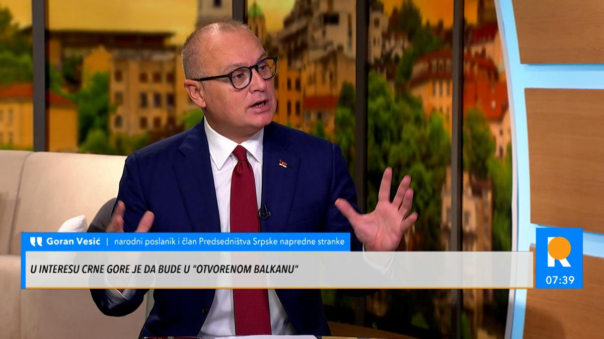 CRNA GORA NAM JE POTREBNA U OTVORENOM BALKANU! Vesić za Kurir TV: Jasno ... CRNA GORA NAM JE POTREBNA U OTVORENOM BALKANU! Vesić za Kurir TV: Jasno ...