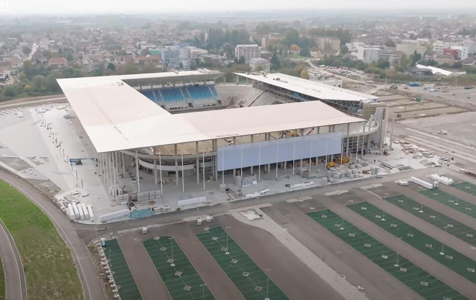 U Osijeku se gradi moderan stadion - Pampas Arena | Kurir