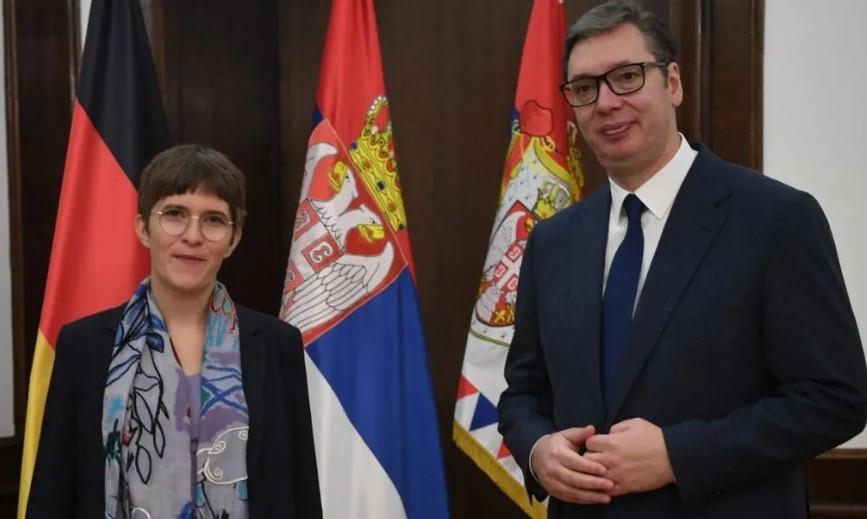PREDSEDNIK SRBIJE S NEMAČKOM MINISTARKOM LIRMAN: Srbija će nastaviti da ...