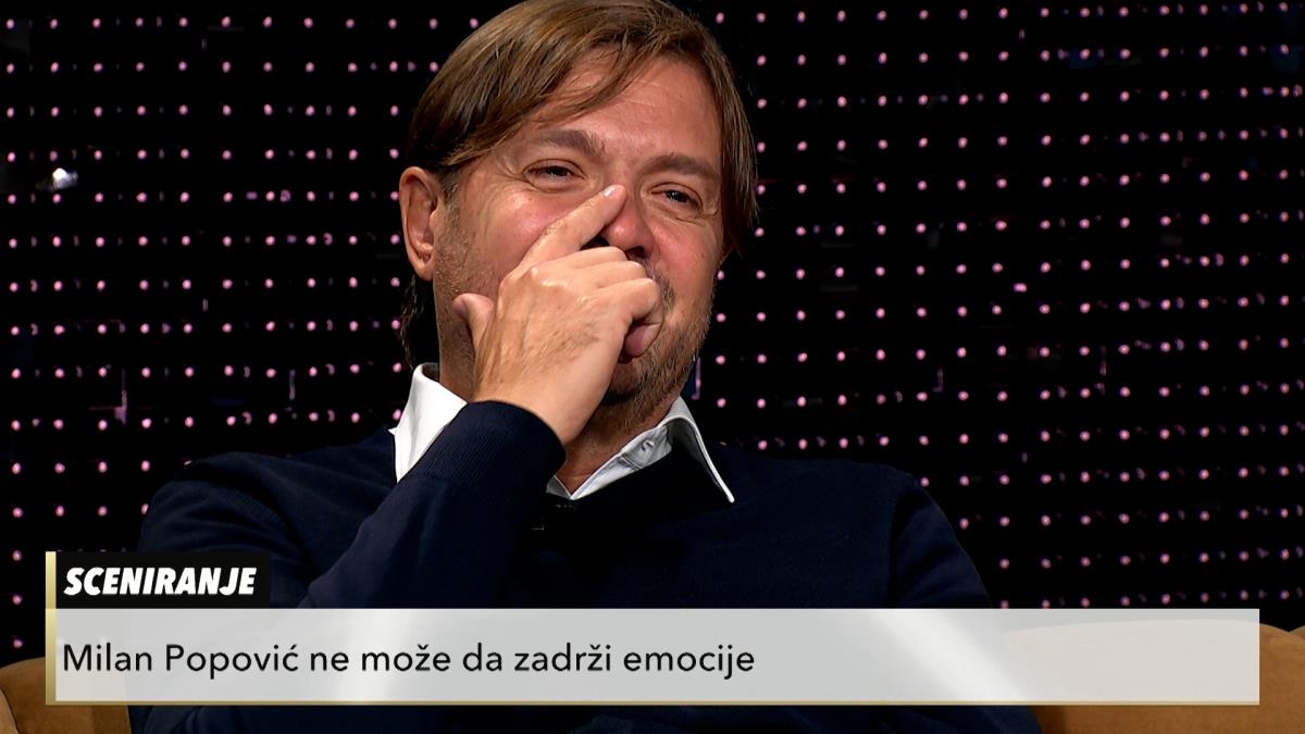 Milan Popović zaplakao u emisiji zbog sina Aleksandra | Kurir