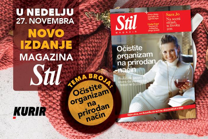 U nedelju, 27. novembra ne propustite NOVI BROJ MAGAZINA STIL ...