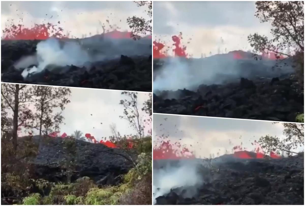 ZBOG ZEMLJOTRESA PRORADIO VUKLAN NA HAVAJIMA: Lava kulja na sve strane ...