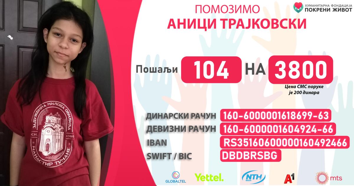 Anica je imala jake i česte glavobolje, a onda joj je otkriven tumor ...