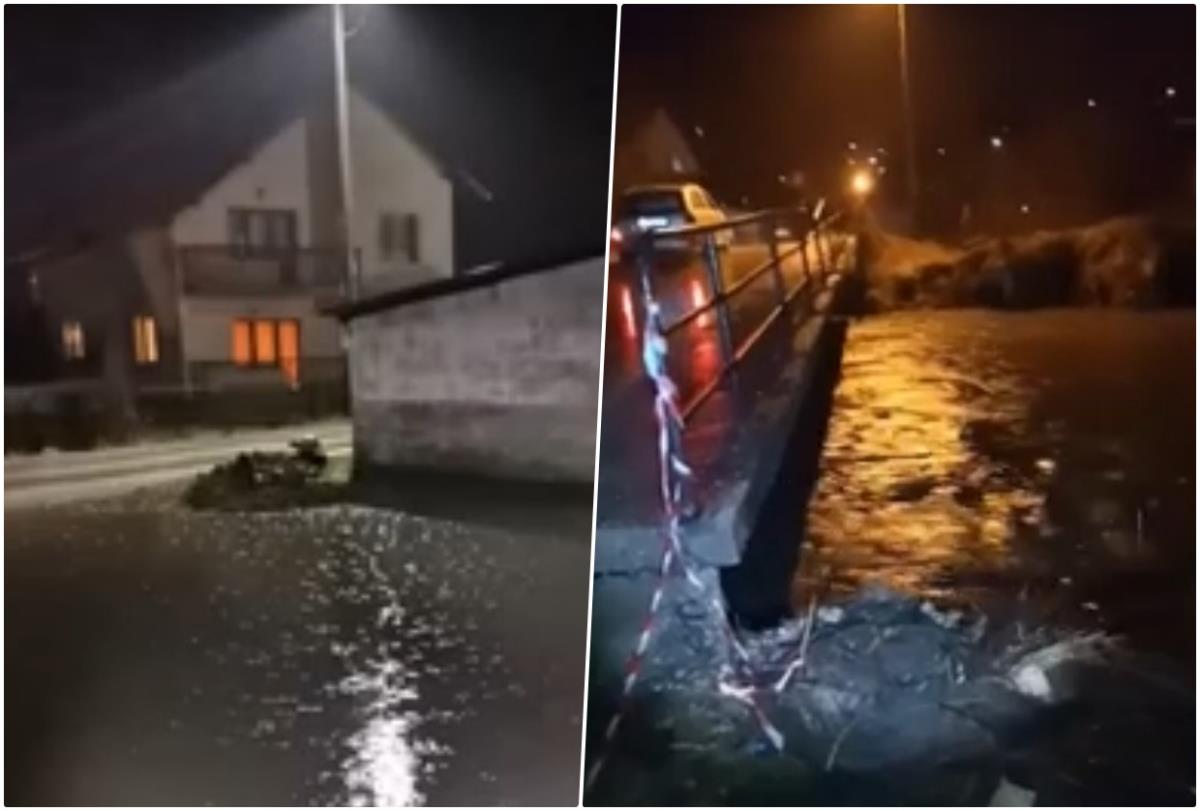 NABUJALA REKA LAŠVA IZAZVALA PROBLEME: Oštećen nasip, nekoliko meštana ...