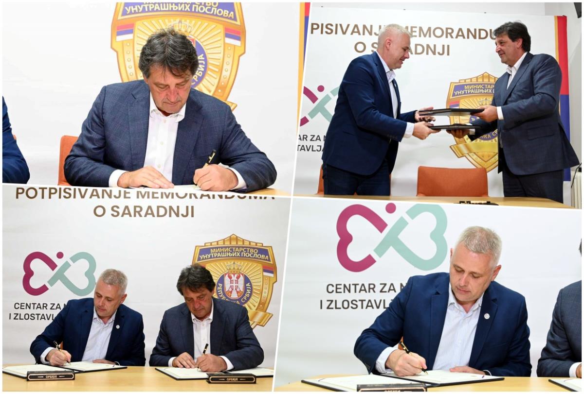 MINISTAR GAŠIĆ: Potpisan Memorandum o saradnji sa predsednikom Centra ...