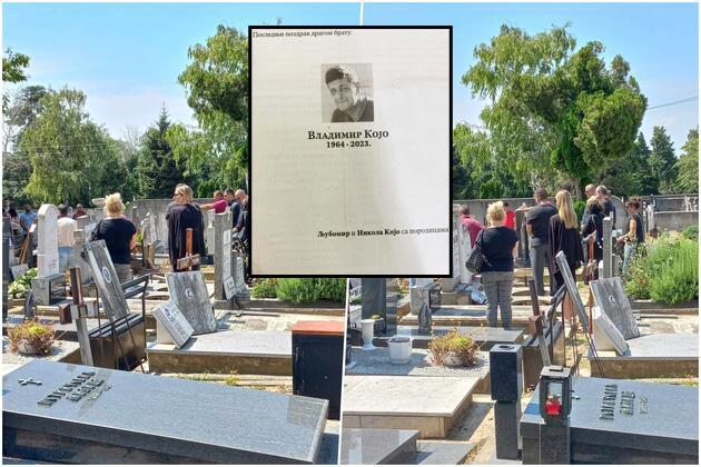 Potresne scene na sahrani brata Nikole Koja | Kurir