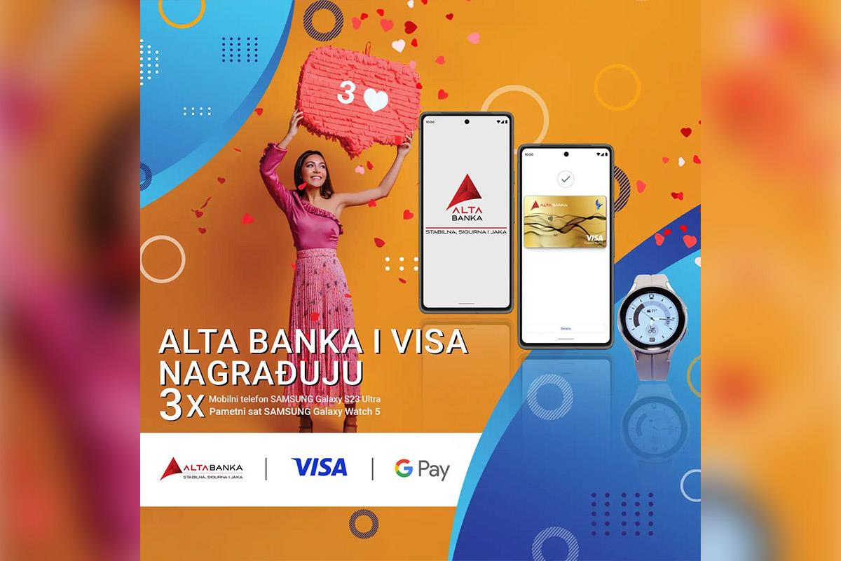 ALTA Banka i VISA Vas nagrađuju! | Kurir