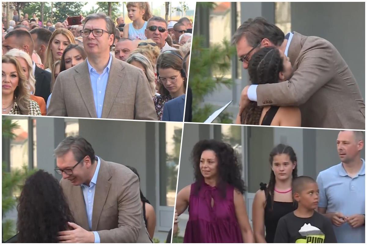 PREDSEDNIK VUČIĆ U OVČI Ovo je pokazatelj koliko mi volimo vas! Uručio ...