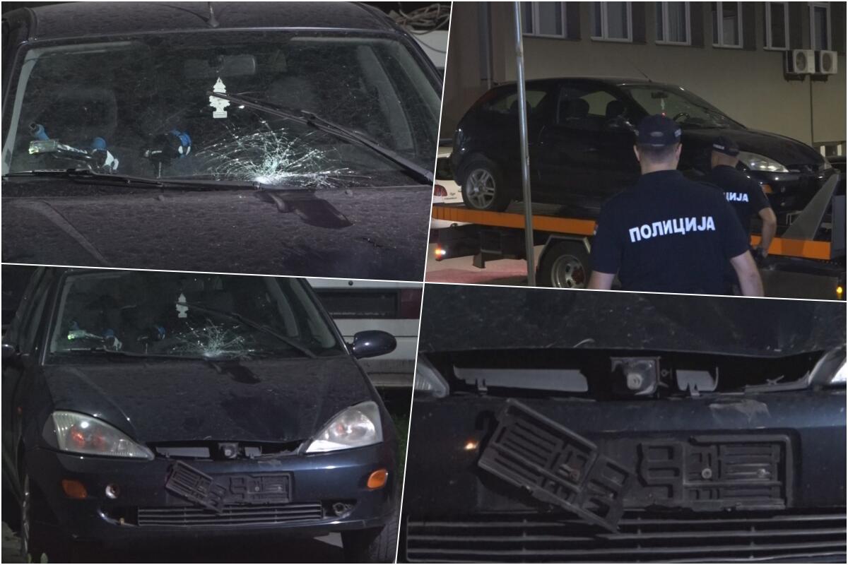 Prvi snimak iz Gornjeg Milanovca, čovek uleteo automobilom u masu | Kurir