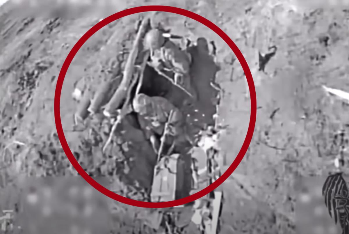 Dron uleteo u zemunicu na frontu | Kurir