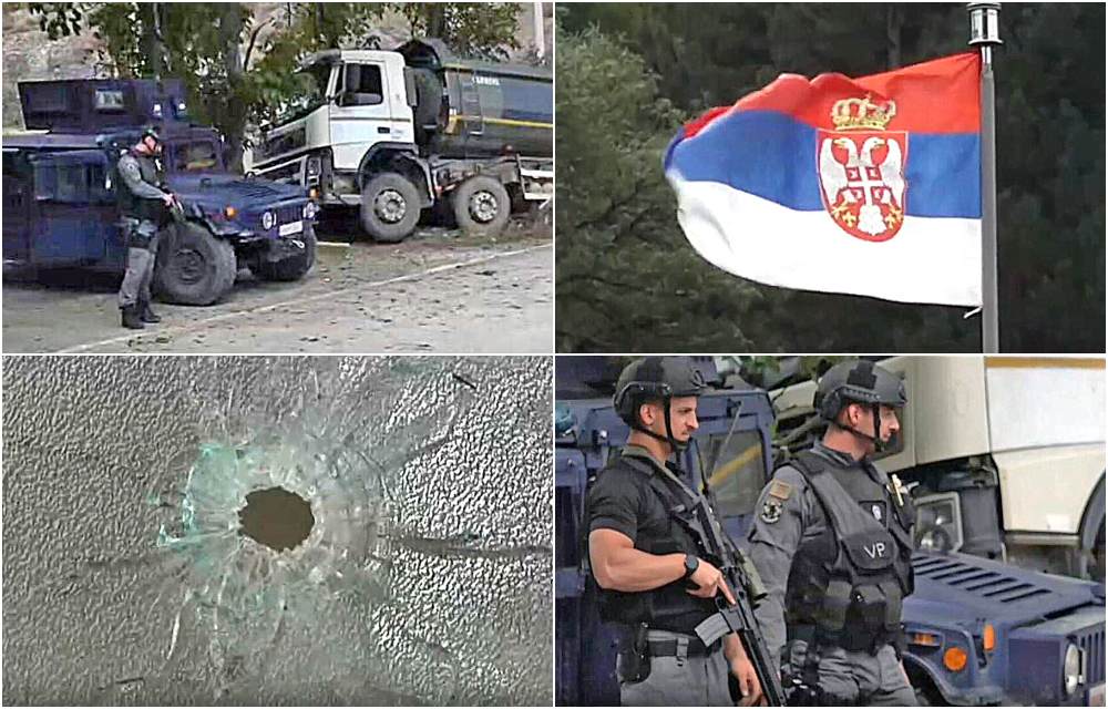 Kurir prvi ušao u selo Banjska posle blokade i pucnjave | Kurir