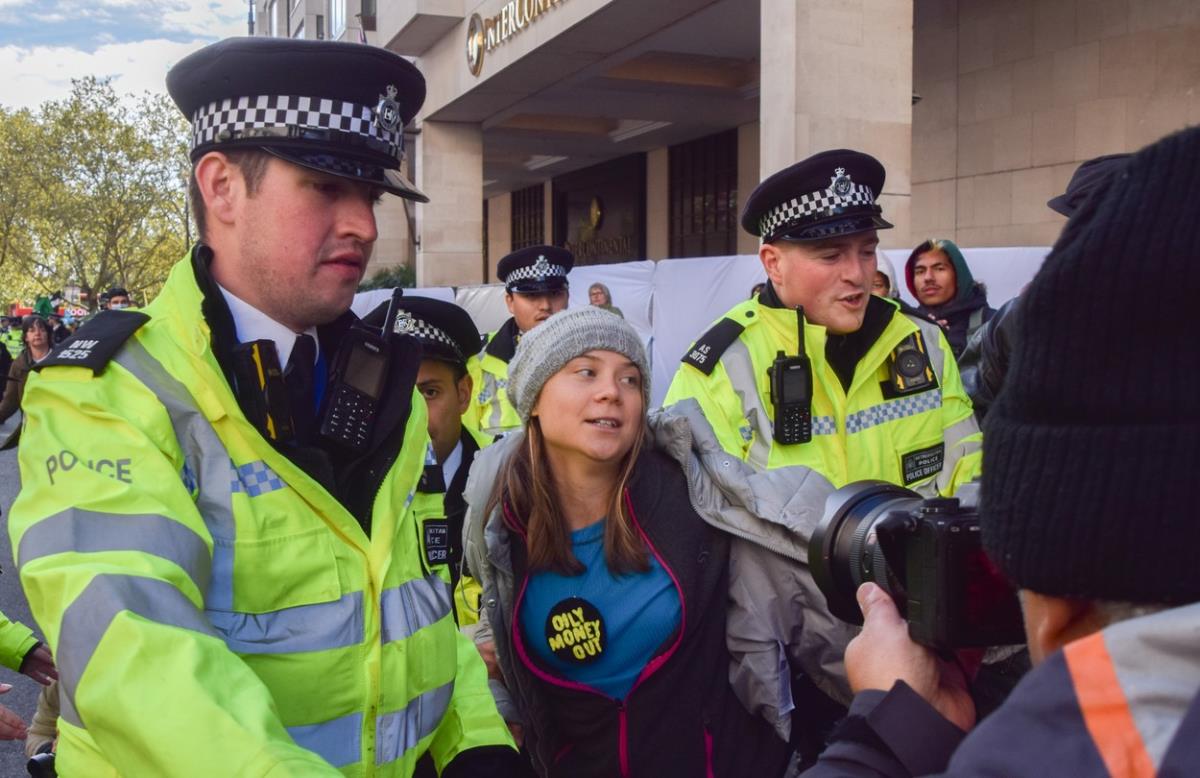 Greta Tunberg uhapšena u Londonu | Kurir