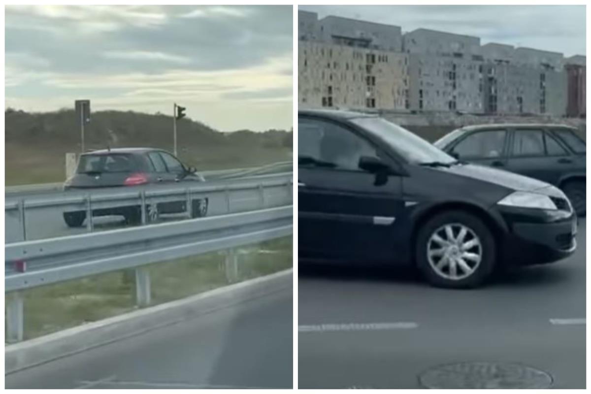 Novi jezivi snimak vožnje u suprotnom smeru | Kurir