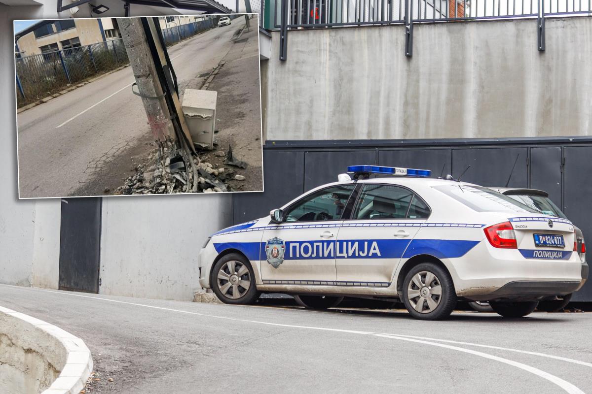 Udes u Čačku, udario u banderu pa pobegao | Kurir