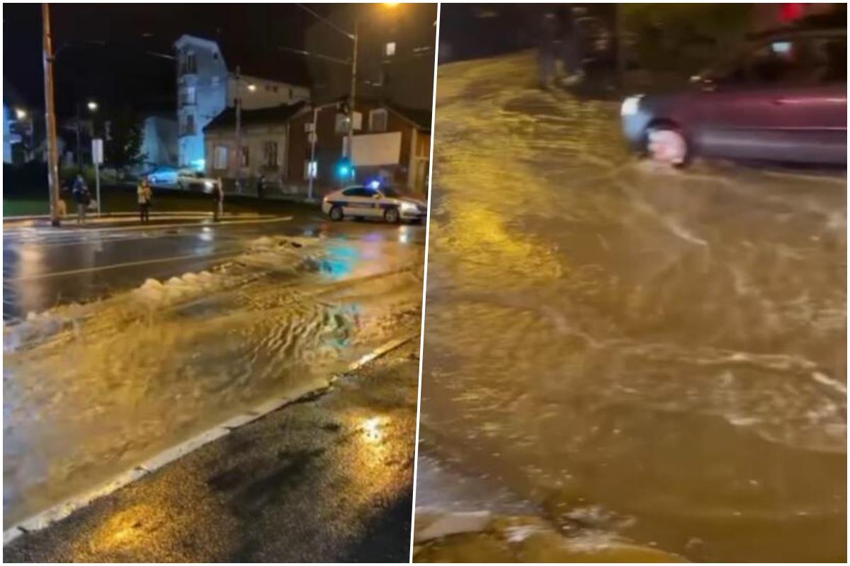 Pukla cev kod Kluza | Kurir