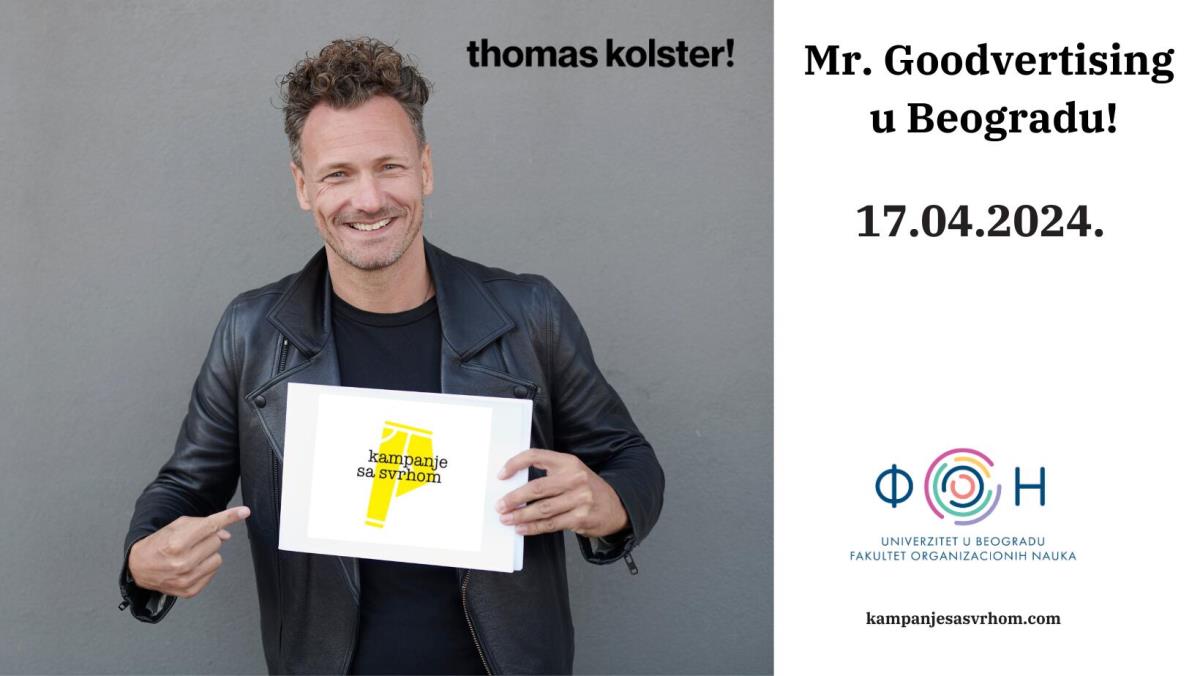 MR.GOODVERTISING NA FON-u! U OKVIRU «KAMPANJE SA SVRHOM 2024» WARM UP-a ...