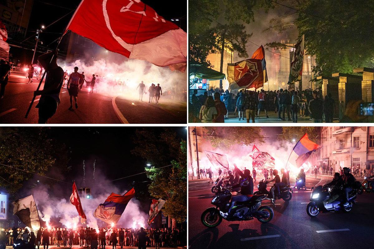 Beograd stoji - Delije slave DUPLU KRUNU | Kurir