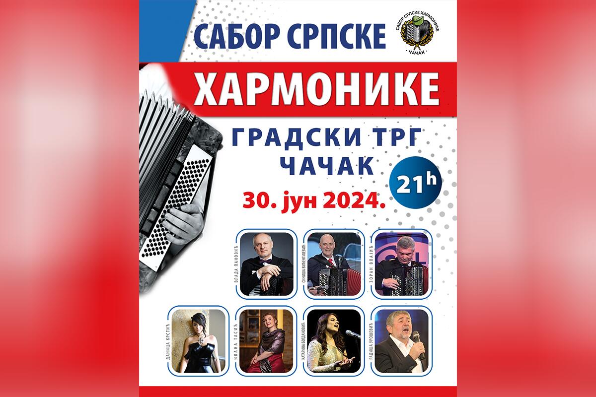 „Sabor srpske harmonike“ u Čačku okupiće mlade harmonikaše iz cele ...