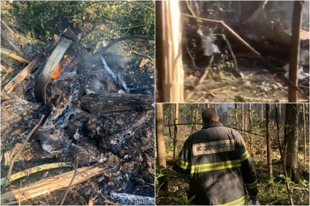 Jezive scene na mestu pada Suhoja kod Moskve (Video) | Kurir