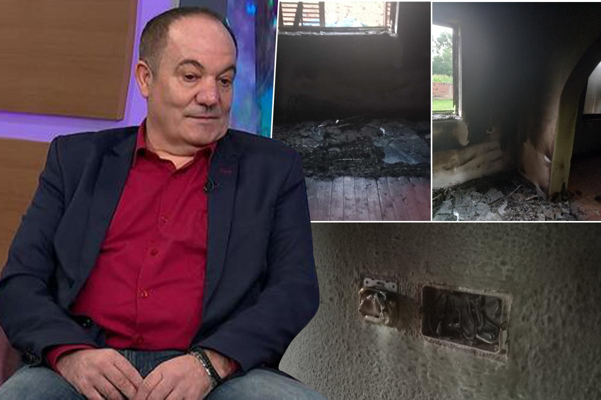 Izgorela kuća Slaviši Vujiću na Kosovu i Metohiji | Kurir