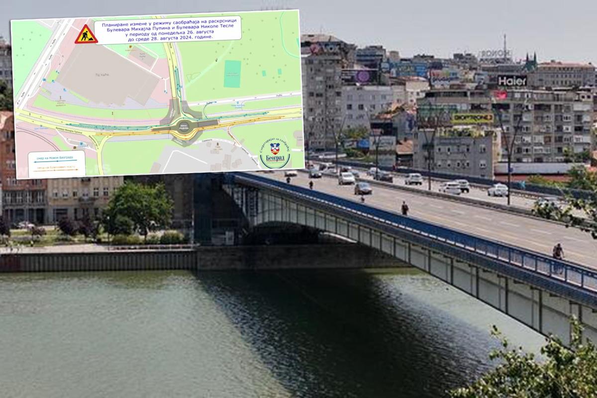 Kružni tok kod Brankovog mosta | Kurir