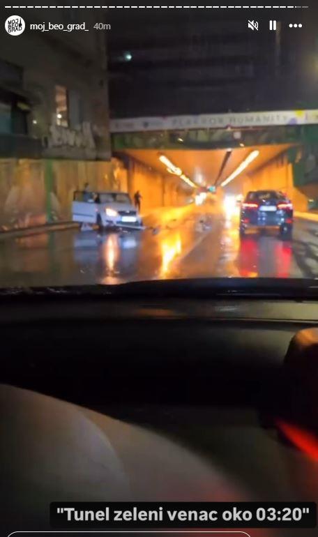 Sudar u Terazijskom tunelu | Kurir