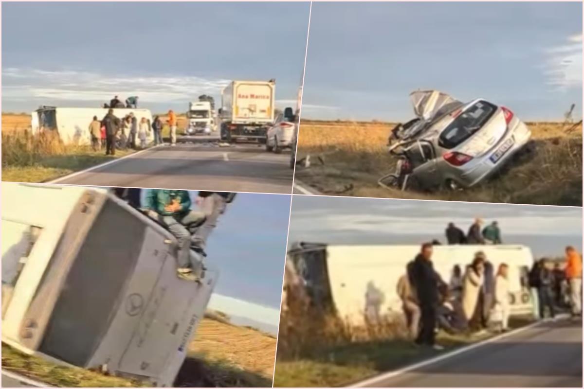 Sudar autobusa i auta, slike sa mesta nesreće kod Novog Sada | Kurir