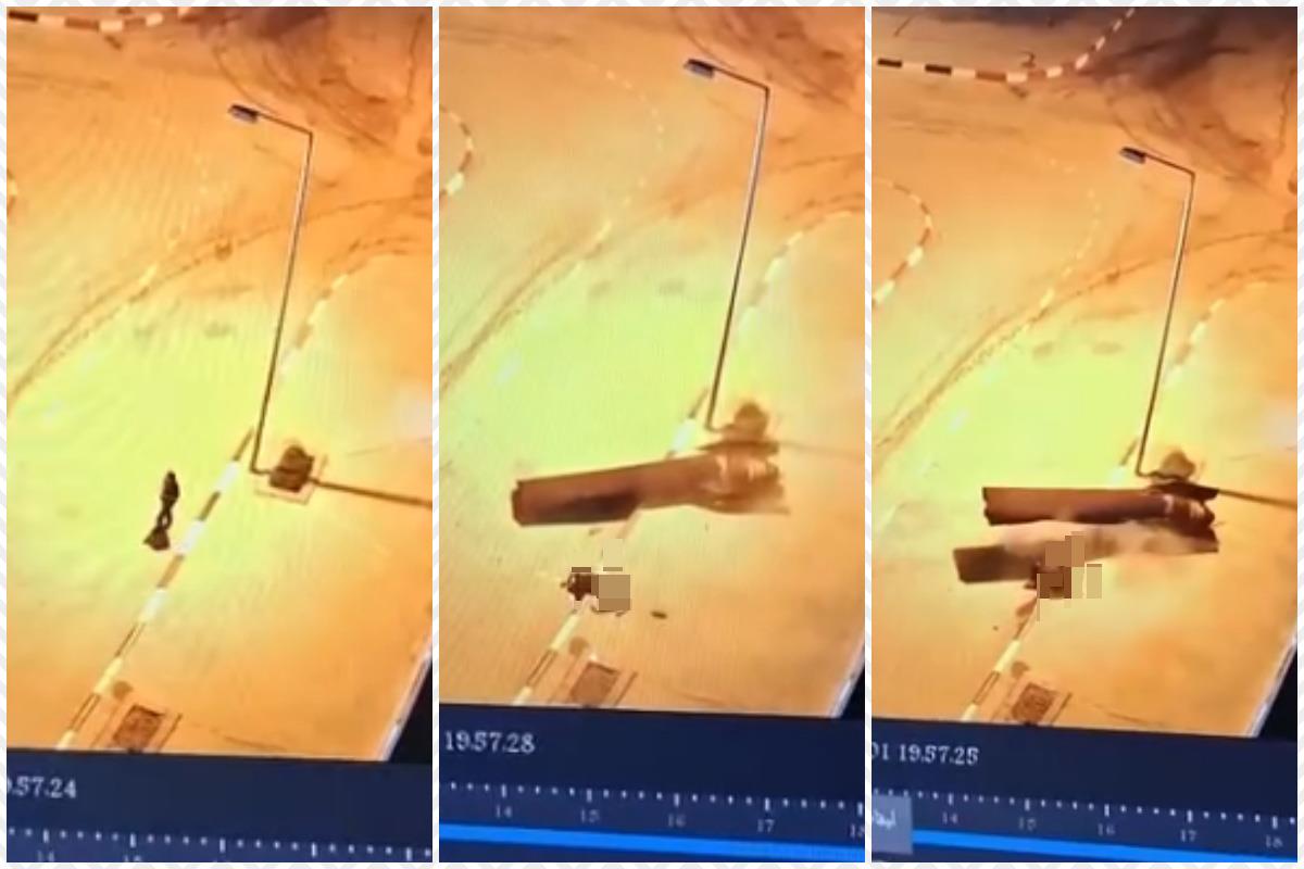 Stravičan snimak - Ostatak iranske rakete usmrtio Palestinca | Kurir