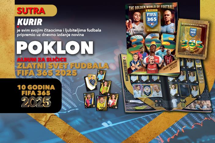 PANINIJEV ALBUM ZA SLIČICE FIFA 365-2025 SUTRA STIŽE UZ KURIR ...