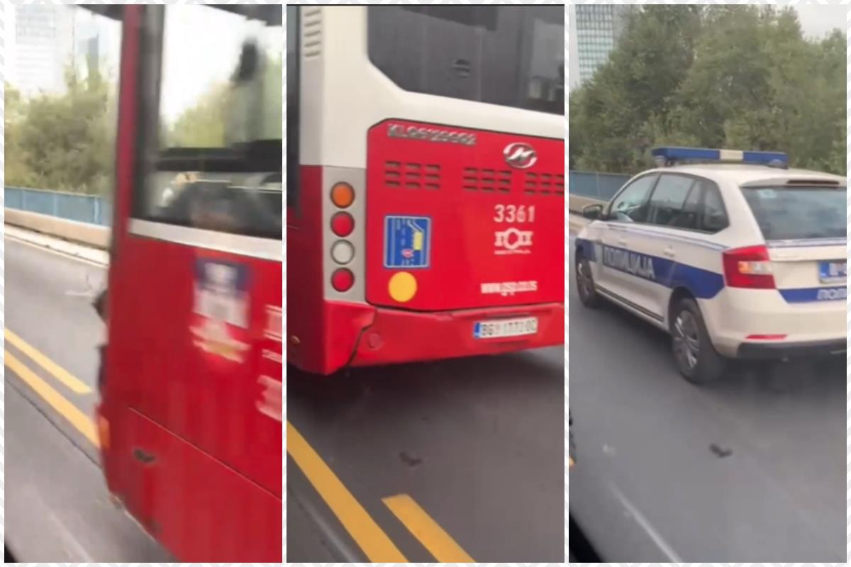 Prvi snimak teškog lančanog sudara na Brankovom mostu | Kurir