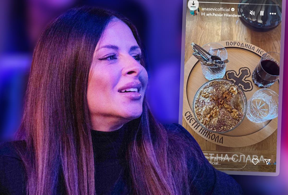 Ana Sević slavi Svetog Nikolu | Kurir