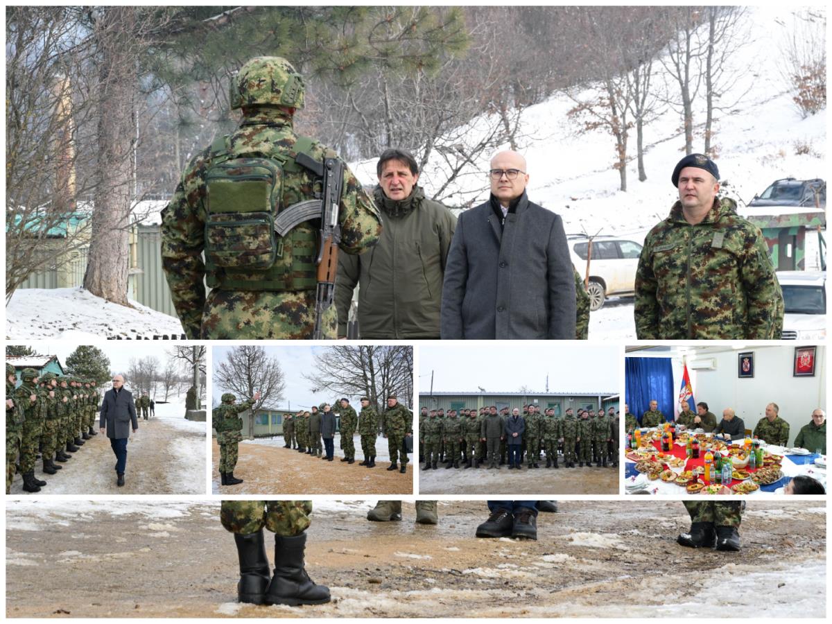 Obilazak Pripadnika Vojske Srbije U Kopnenoj Zoni Bezbednosti Kurir