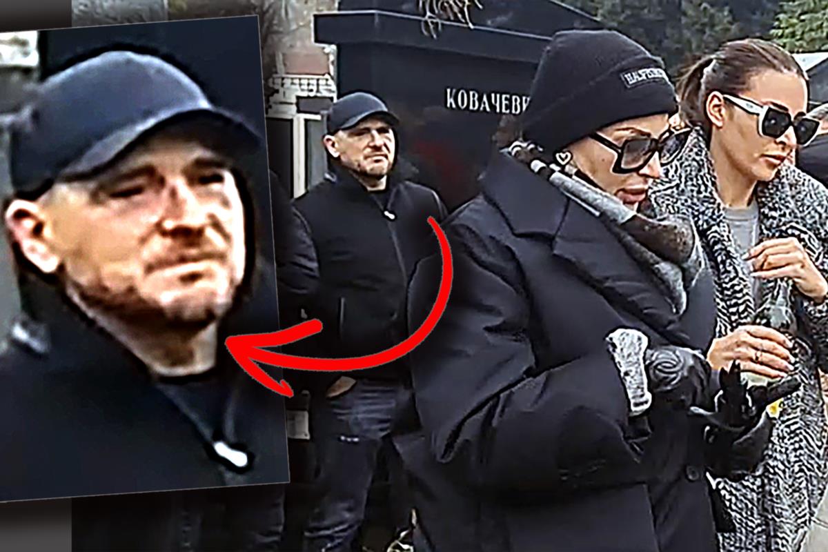 Luka Bojović na Arkanovom pomenu na Novom groblju | Kurir