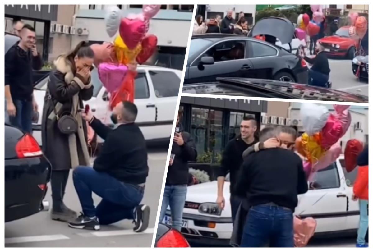 Nasred ulice zaprosio devojku u Igalu | Kurir