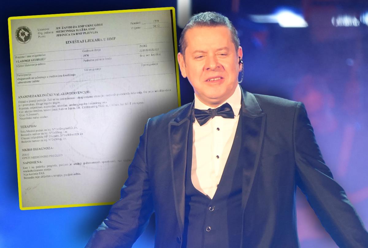 Vlado Georgiev pokazao lekarski izveštaj | Kurir
