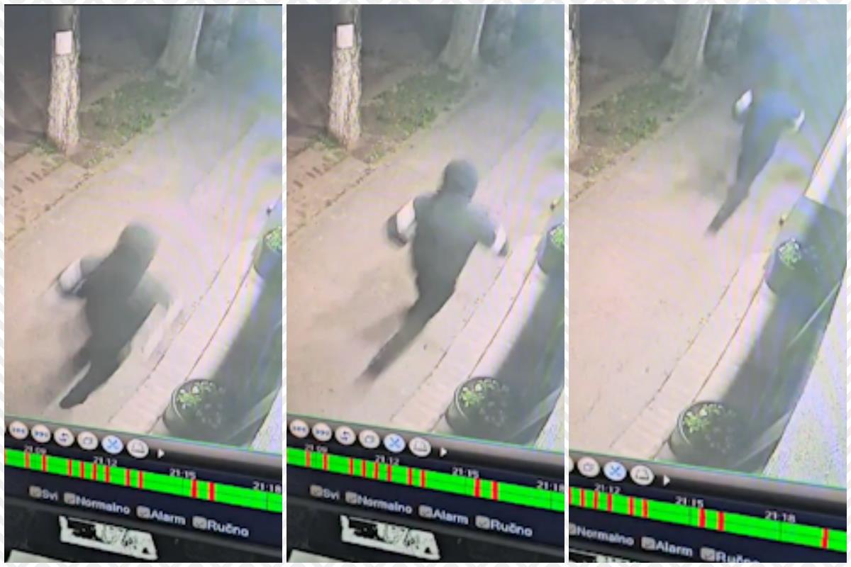 Snimak bega napadača neposredno nakon pucnjave u Odžacima | Kurir