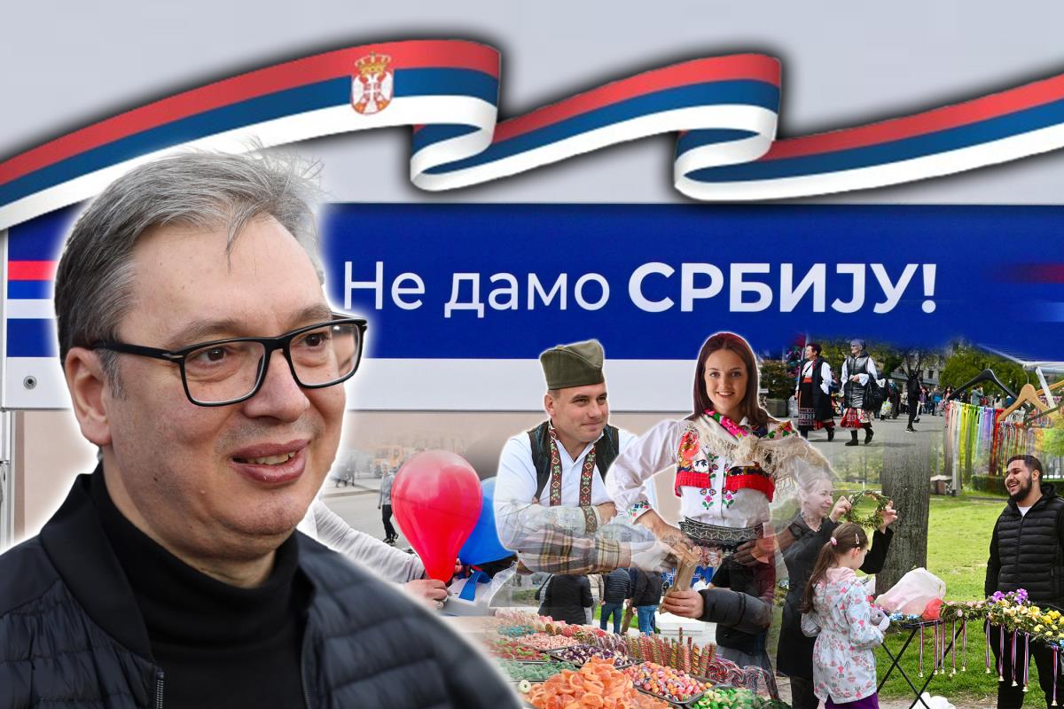 "Oni koji su mislili da sruše Srbiju, grdno su se prevarili" Pogledajte najlepše prizore koji su ...