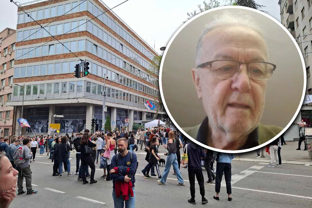 "Blokaderi lepe poternice za novinarima RTS-a" Prof. dr Milivoje ...