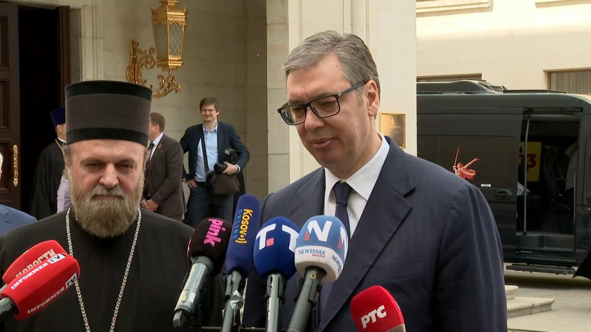 UŽIVO VUČIĆ IZ MOSKVE: Za mene lično velika čast! Od patrijarha Kirila ...