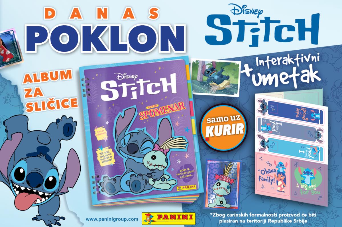 MAGIČNI SVET STITCHA VAS ČEKA – PANINIJEV ALBUM ZA SLIČICE, DANAS NA ...