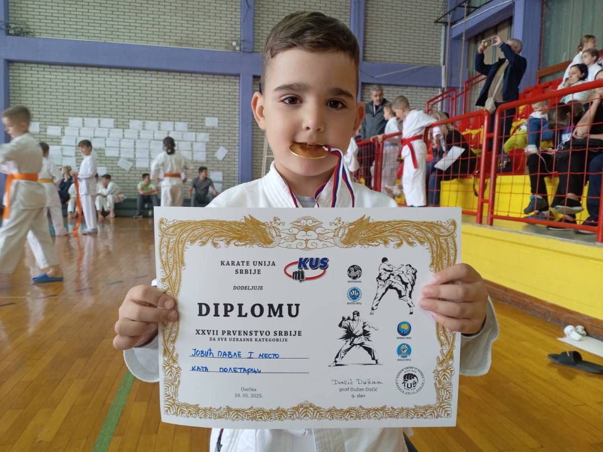Pavle jovic najmlađi šampion u karateu | Kurir