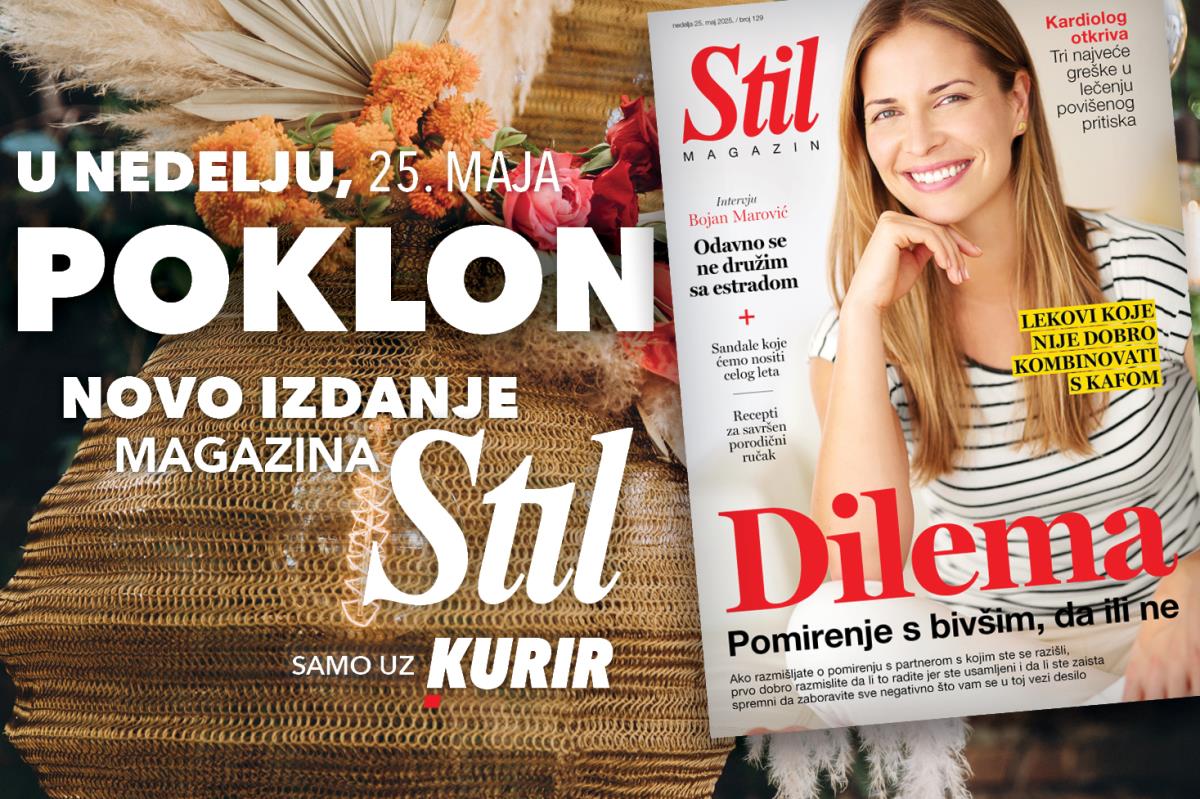 U NEDELJU, 24. MAJA, NE PROPUSTITE NOVI BROJ PORODIČNOG MAGAZINA STIL ...