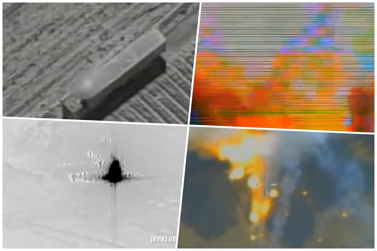 Snimak napada Izraela na Iran | Kurir